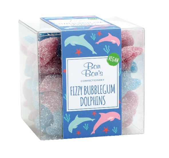 Bon Bon's Fizzy Bubble-gum Dolphins Candy Cube — Maple Gifts