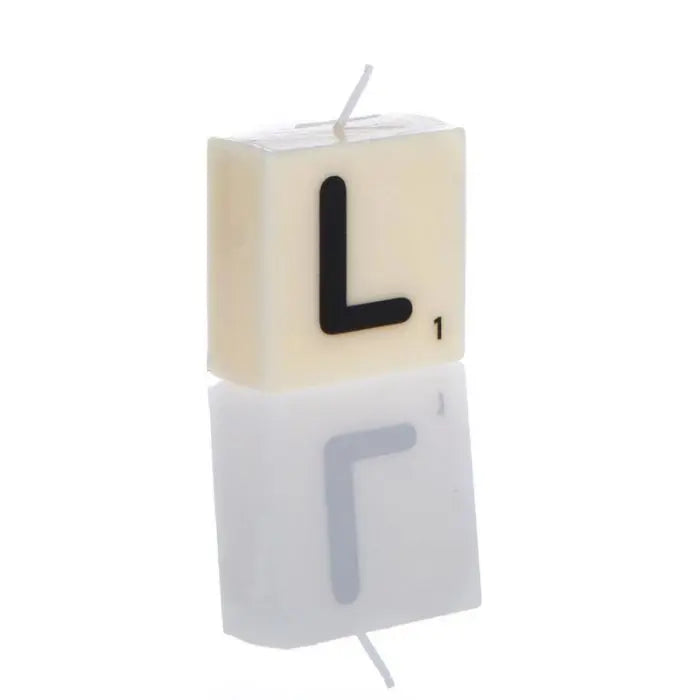 "L" Letter Candle — Maple Gifts