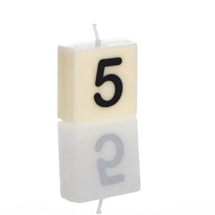 "5" Numbered Candle — Maple Gifts