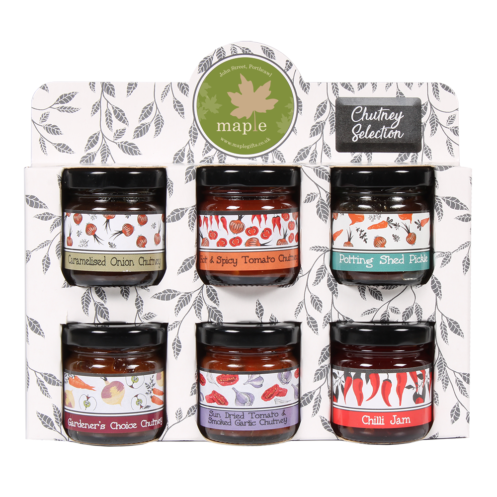 Maple Chutney Mini Pots Gift Pack 6 Piece — Maple Gifts
