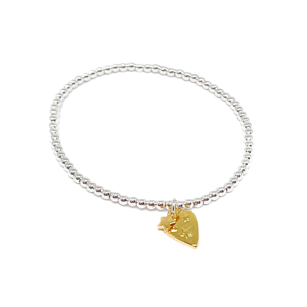 Clementine Nadia Heart Bracelet - Gold — Maple Gifts