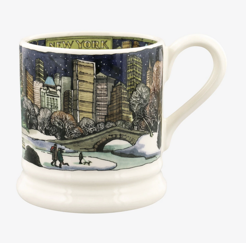 Emma Bridgewater New York At Christmas 1/2 Pint Mug — Maple Gifts