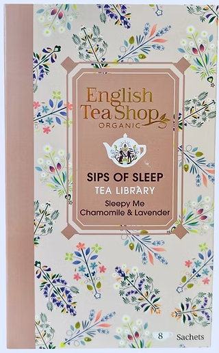 English Tea Shop Travellers Tea Library Sips Of Sleep 8 Sachets — Maple ...