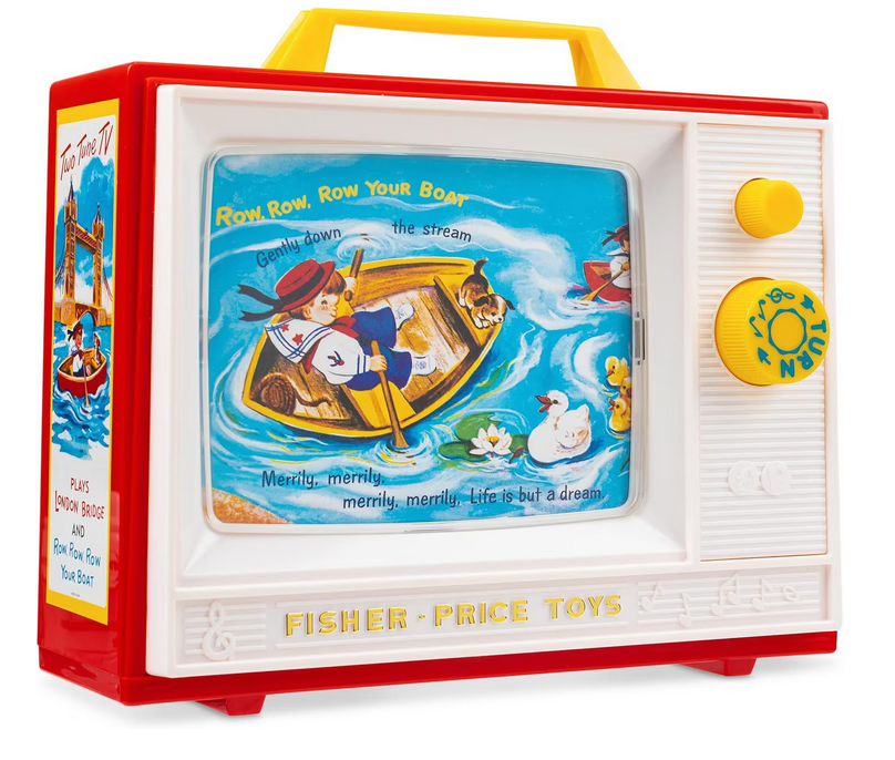 Fisher Price Classic Two Tune Television — Maple Gifts