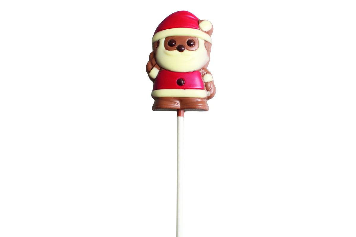 Solid Milk Chocolate Santa Lolly — Maple Gifts