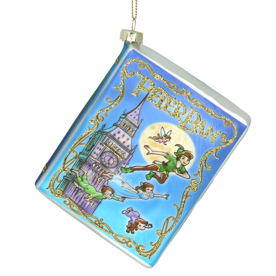 Gisela Graham Glass Peter Pan Tree Decoration — Maple Gifts