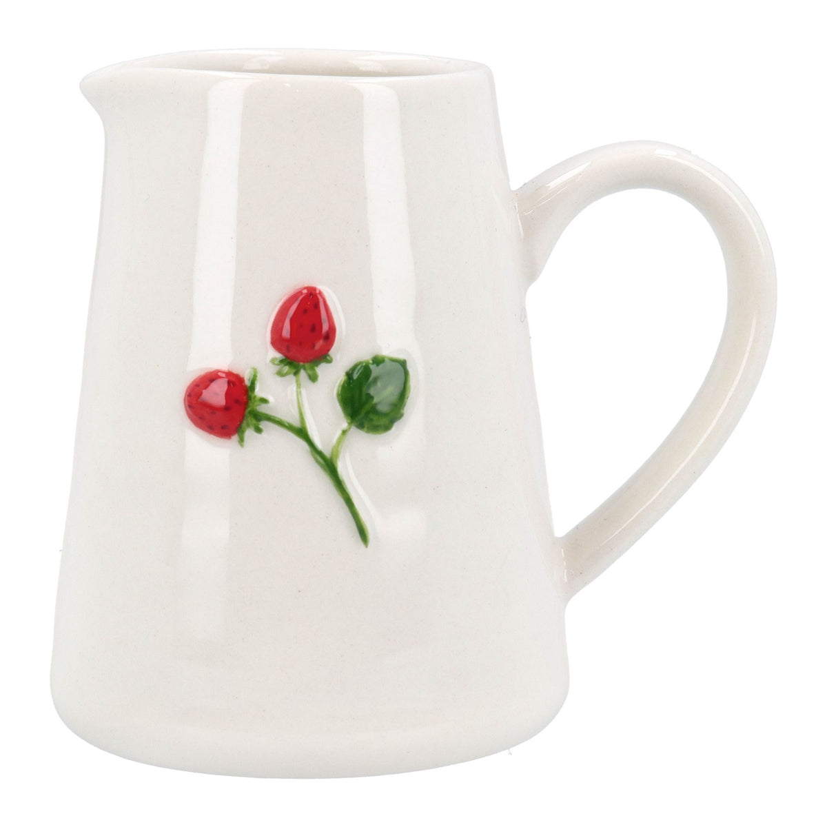 Gisela Graham Strawberries Stoneware Mini Jug 8cm — Maple Gifts