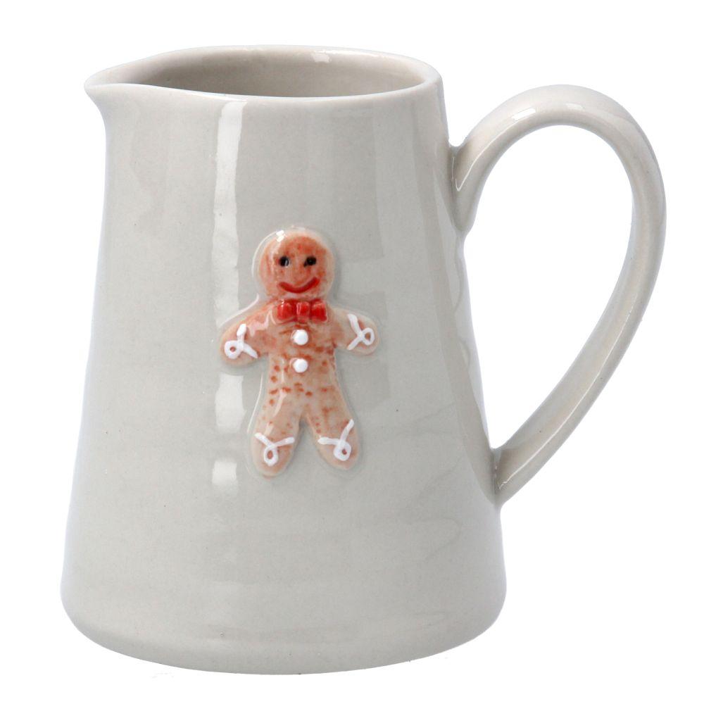 Gisela Graham Ceramic Gingerbread Man Jug — Maple Gifts