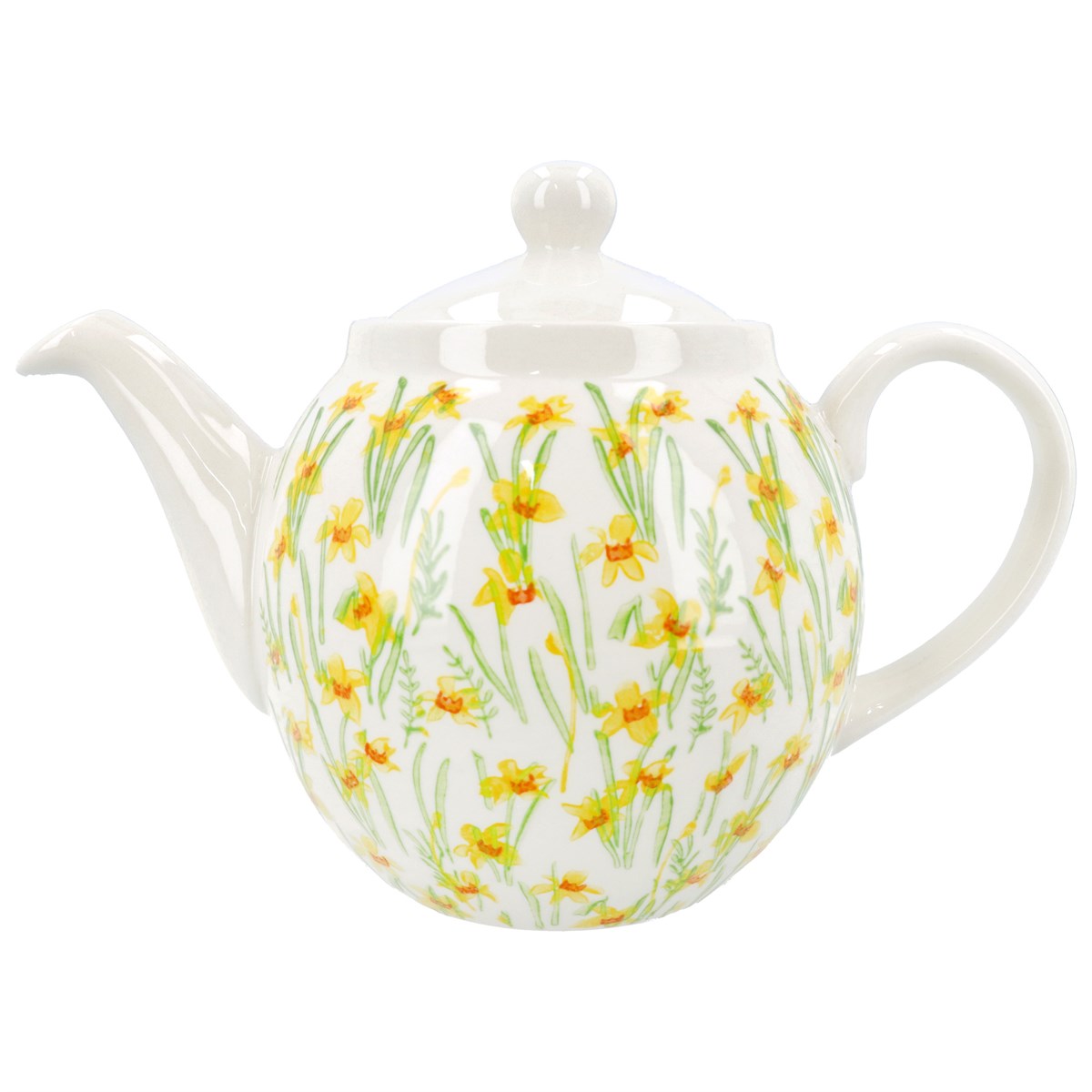 Gisela Graham Daffodil Stoneware Teapot — Maple Gifts