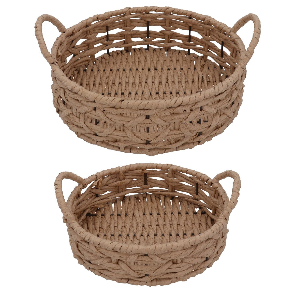 Gisela Graham Natural Rattan Tray With Handles — Maple Gifts