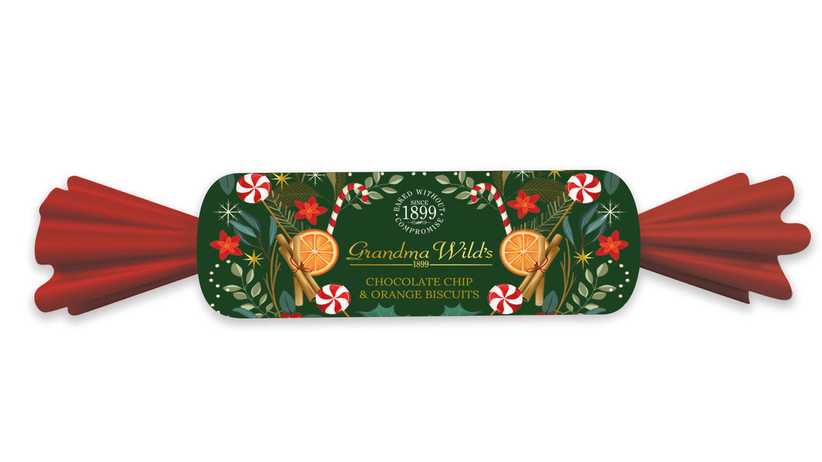 Grandma Wild's Candy Cane Butter Shortbread Cracker Tin — Maple Gifts