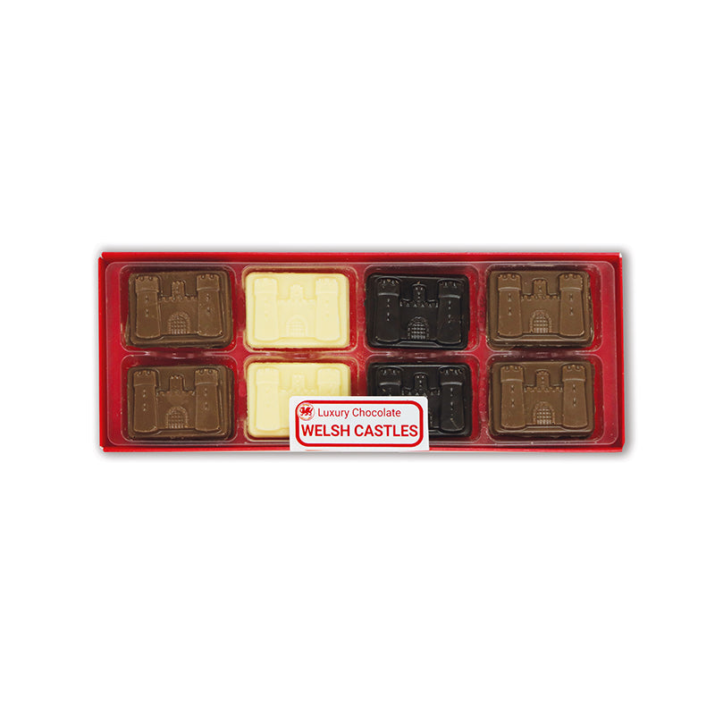 Welsh Chocolate Luxury Assorted Chocolate Welsh Castle — Maple Gifts