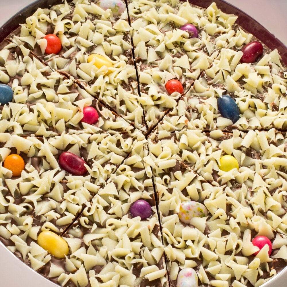 The Gourmet Chocolate Pizza Company Jelly Bean Jumble 7" & 10" Chocola ...