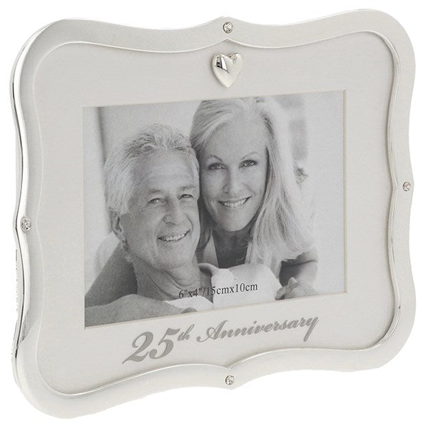 Celebration Frames 25th Anniversary Picture Frame 4x6 — Maple Gifts