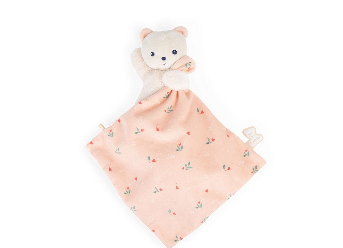 Kaloo Doudou Pink Teddy Bear Comforter — Maple Gifts