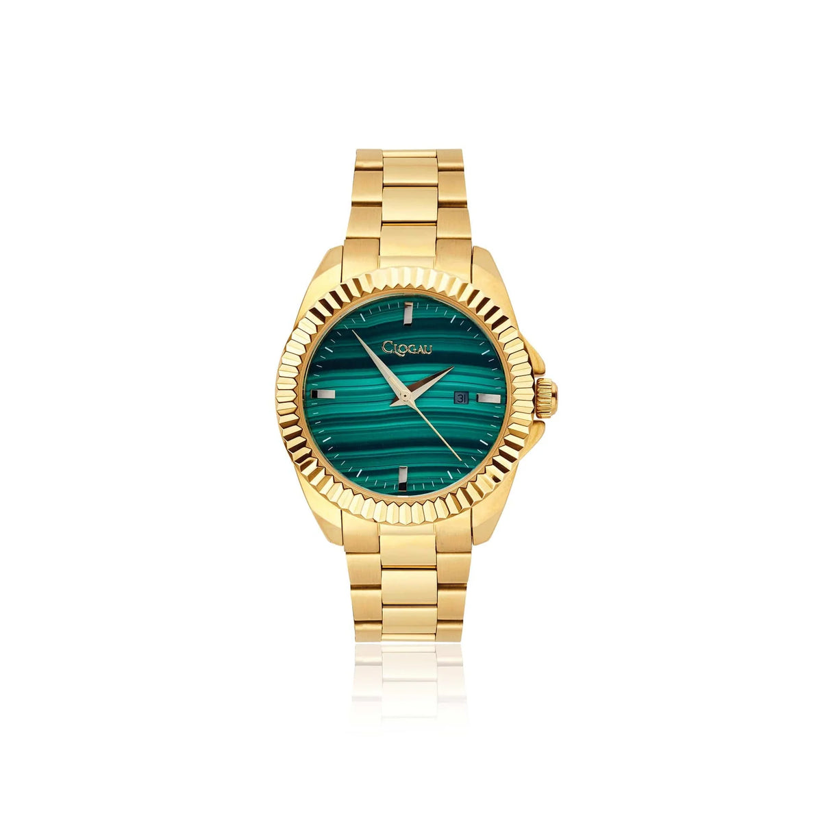 Clogau Ladies Padarn Malachite Clogau Watch — Maple Gifts