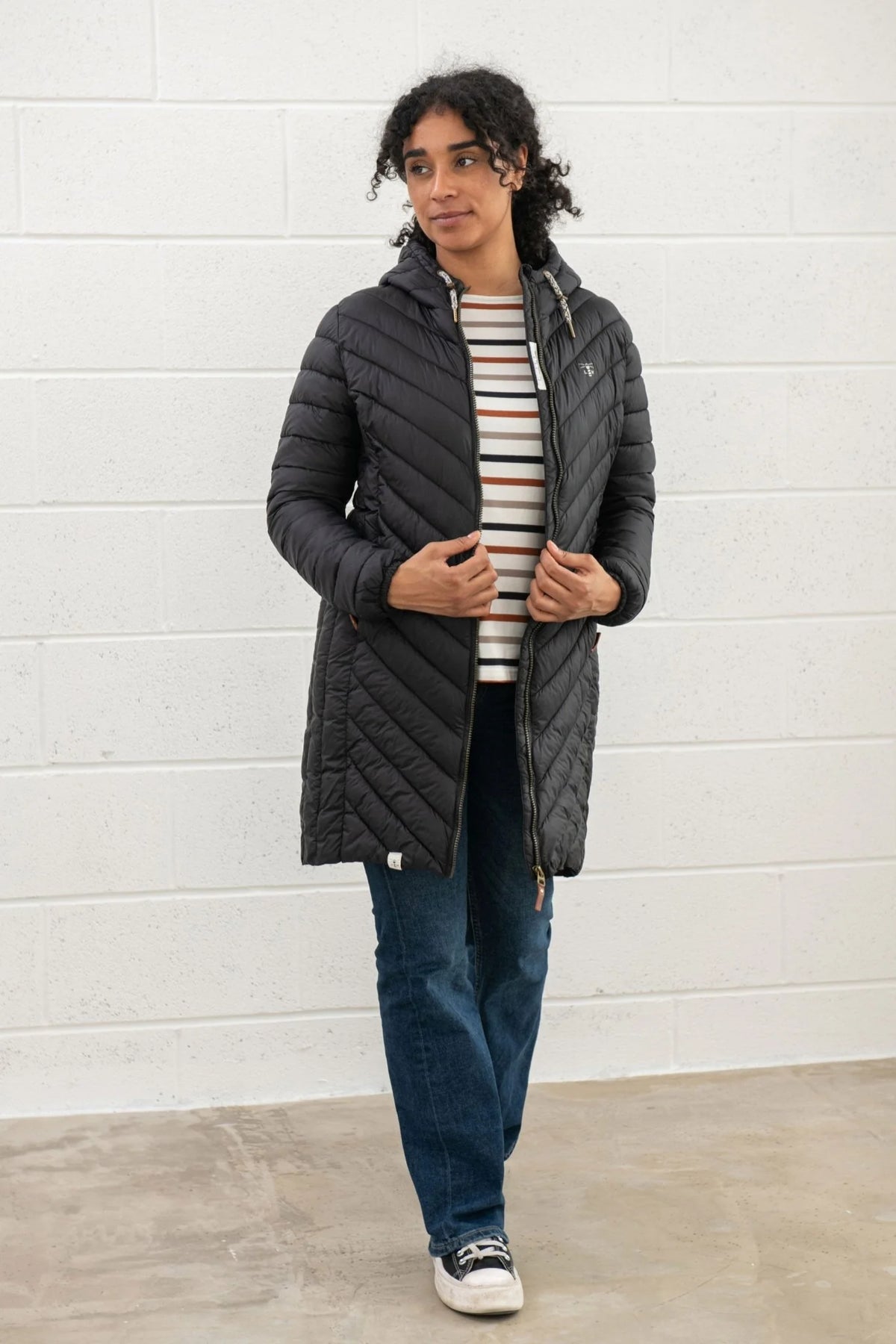 Lighthouse Women's Laurel Coat In Black — Maple Gifts