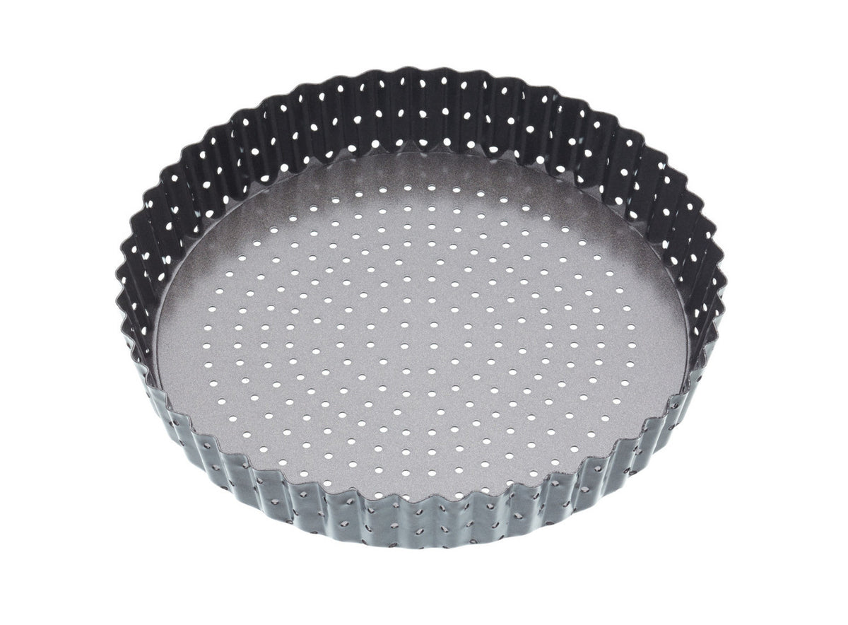 MasterClass Crusty Bake Non-Stick Fluted Round Quiche Tin, 23cm — Maple ...