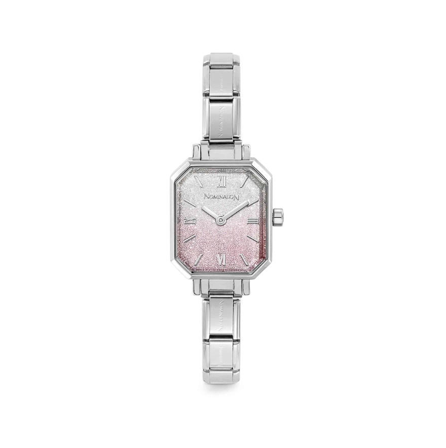 Nomination Composable Classic Paris Rectangular Steel Watch (1) — Maple ...