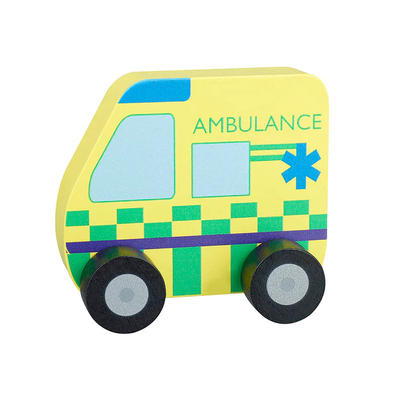 Orange Tree Ambulance First Push Toy — Maple Gifts