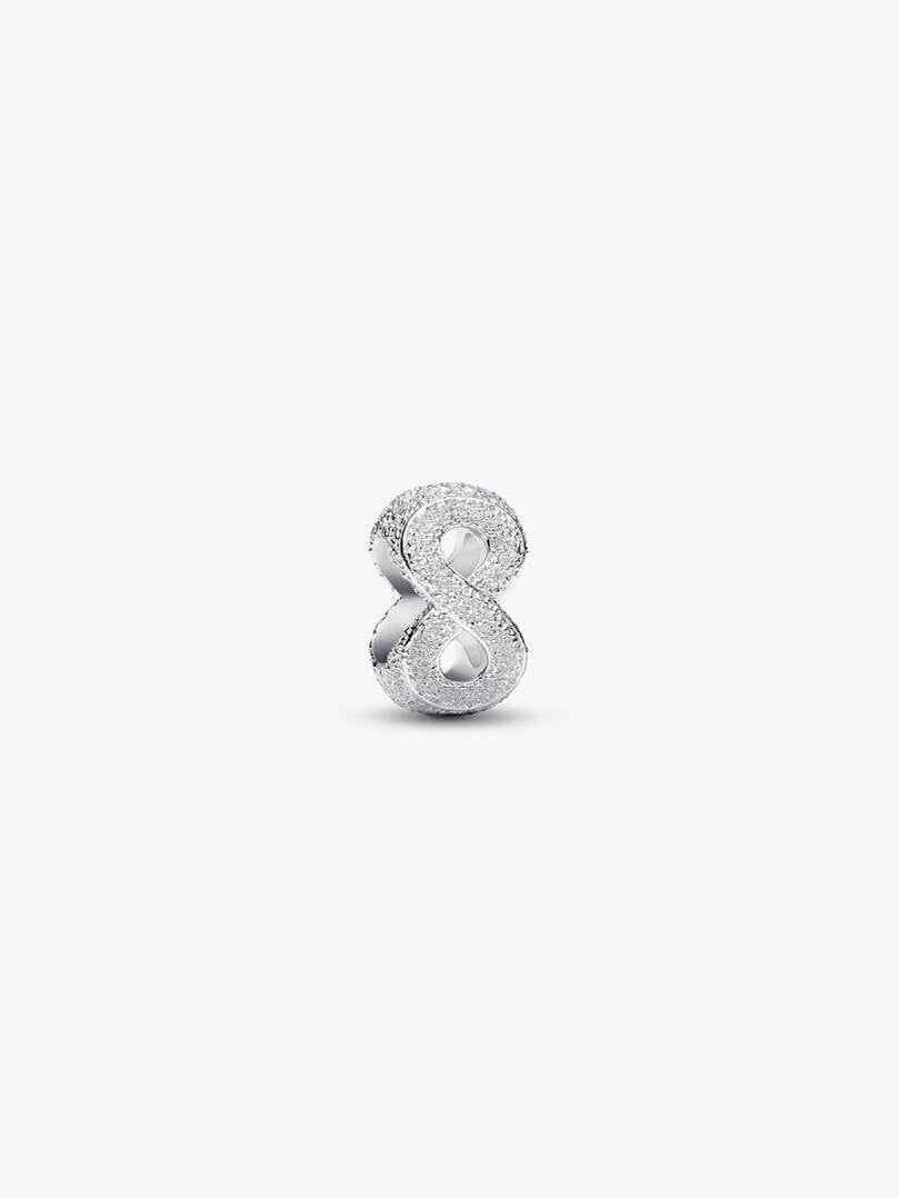 Pandora Textured Infinity Symbol Mini Charm Sterling Silver — Maple Gifts
