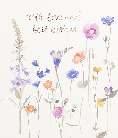 Paperlink Delphine 'Field Of Flowers' Birthday Card — Maple Gifts