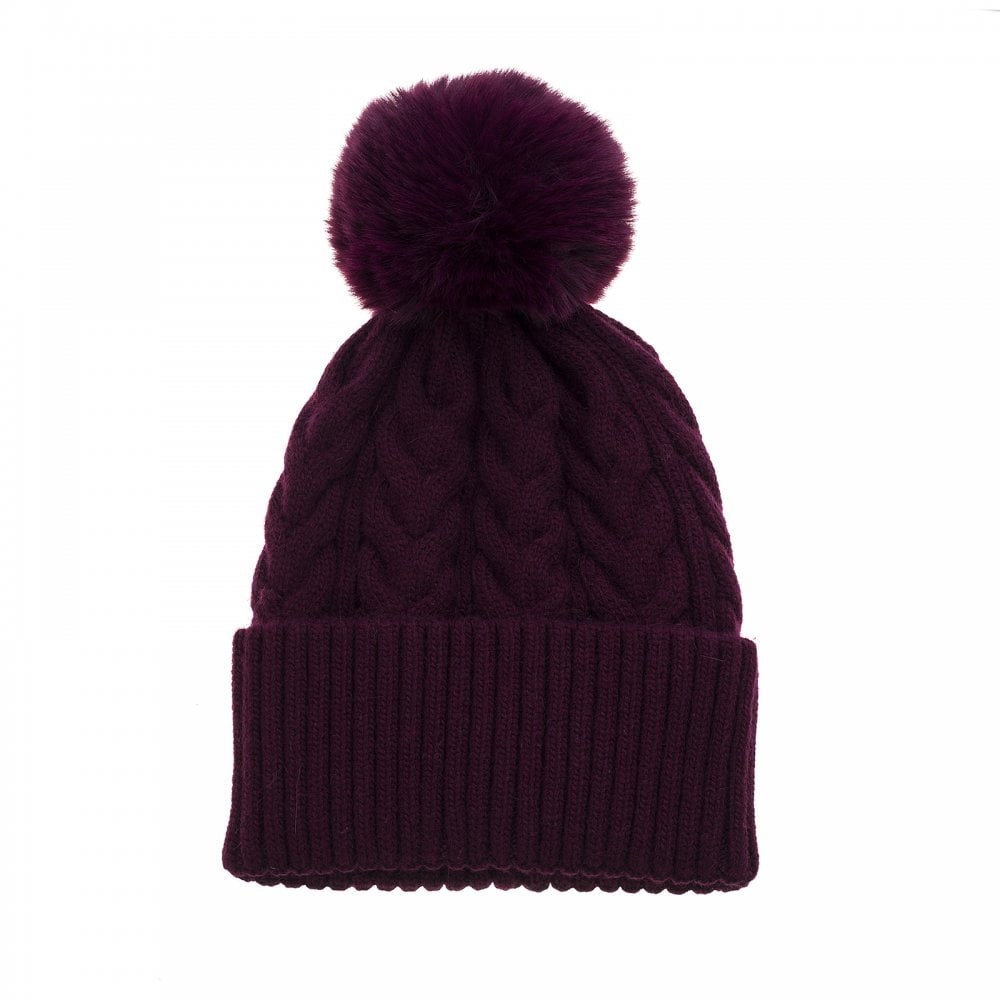 Park Lane Deep Purple Bobble Hat — Maple Gifts