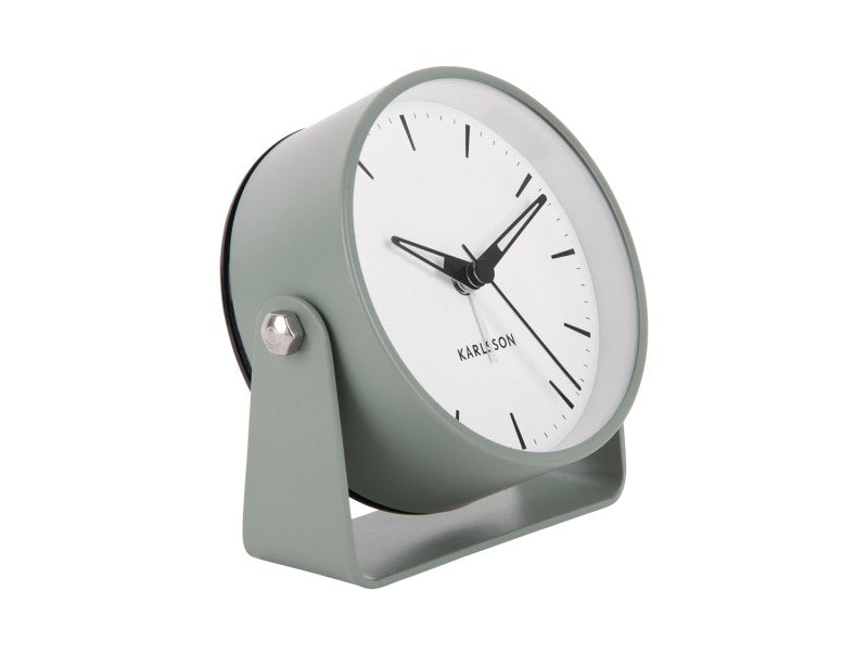 Present Time Greyed Jade Alarm Clock Calm — Maple Gifts