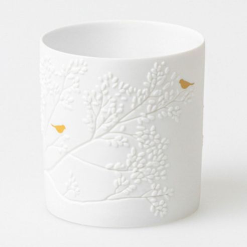Rader Porcelain Golden Bird Tealight — Maple Gifts