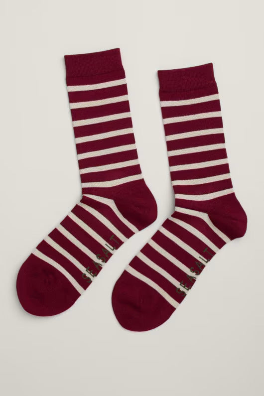 Seasalt Men's Sailor Socks In Breton Acer — Maple Gifts