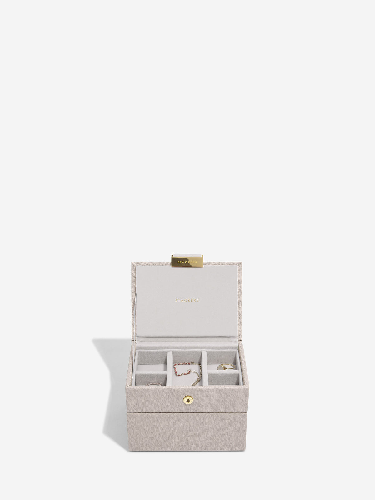 Stackers Taupe Micro Jewellery Box — Maple Gifts