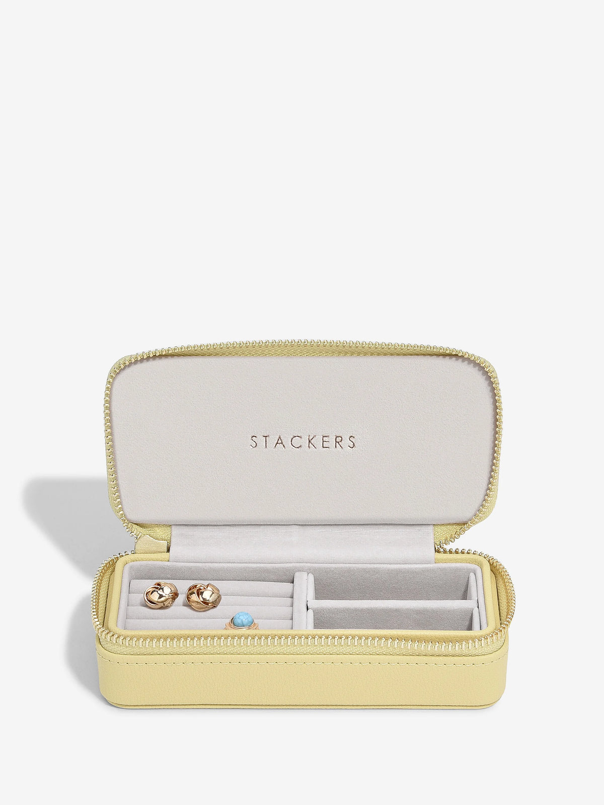 Stackers Yellow Medium Travel Jewellery Box — Maple Gifts