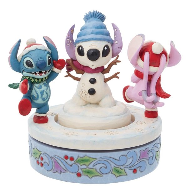 Stitch & Angel Rotating Figurine — Maple Gifts