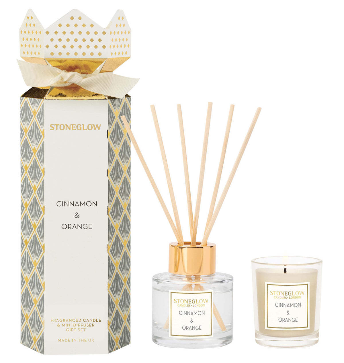 Stoneglow Seasonal Collection Cinnamon & Orange Gift Set Cracker ...