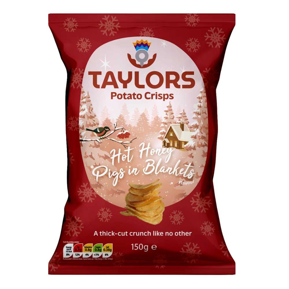 Taylors Hot Honey Pigs In Blankets Flavoured Crisps — Maple Gifts