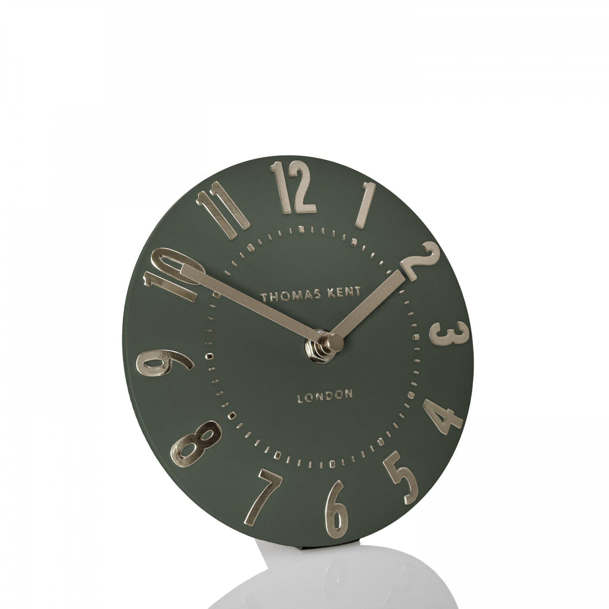 Thomas Kent 6" Mulberry Olive Green Mantel Clock — Maple Gifts