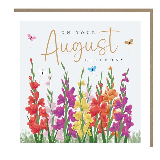 Tracks Publishing 'On Your August Birthday' Card — Maple Gifts