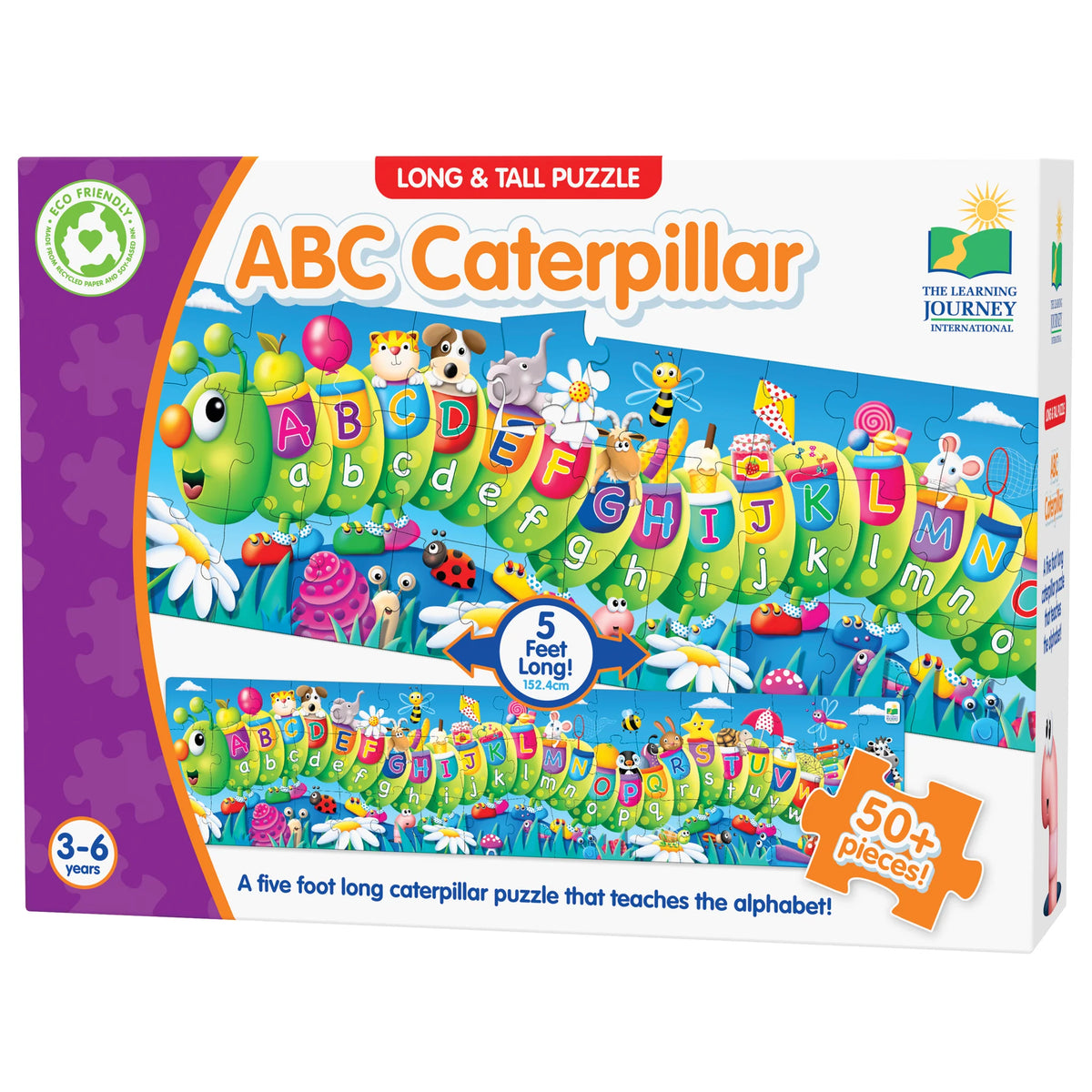 Long & Tall Puzzle - ABC Caterpillar Letters Jigsaw Puzzle — Maple Gifts