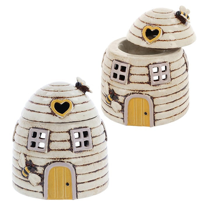 Village Pottery Cream Beehive Dome Warmer — Maple Gifts