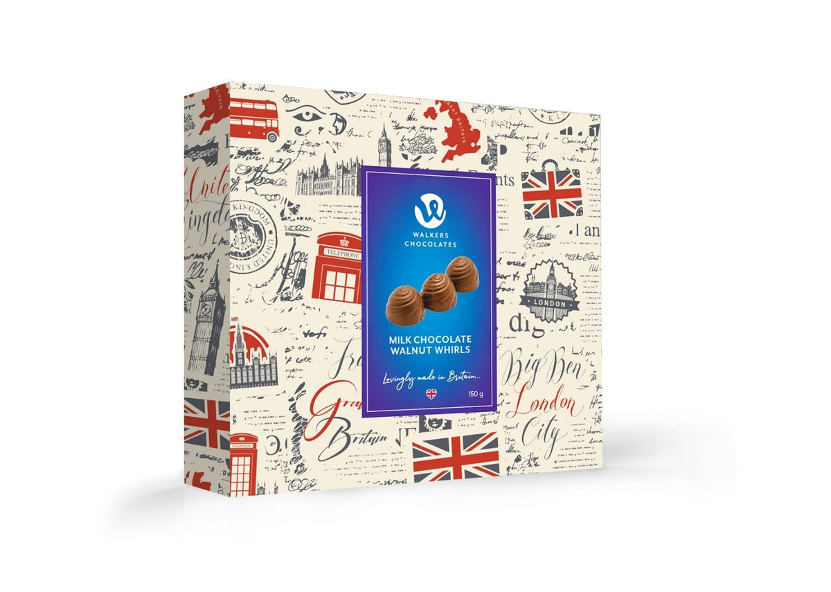 Walkers Chocolates Milk Chocolate Miniature Walnut Whirls — Maple Gifts