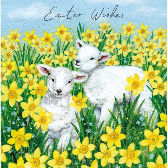 Woodmansterne 'Easter Lambs' Easter Card — Maple Gifts