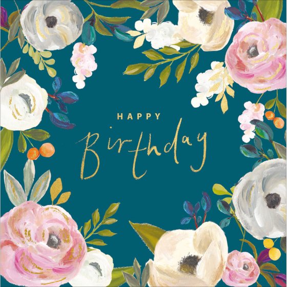 Woodmansterne 'Floral Creation' Birthday Card — Maple Gifts