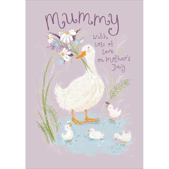 Woodmansterne 'Mummy Duck' Mother's Day Card — Maple Gifts