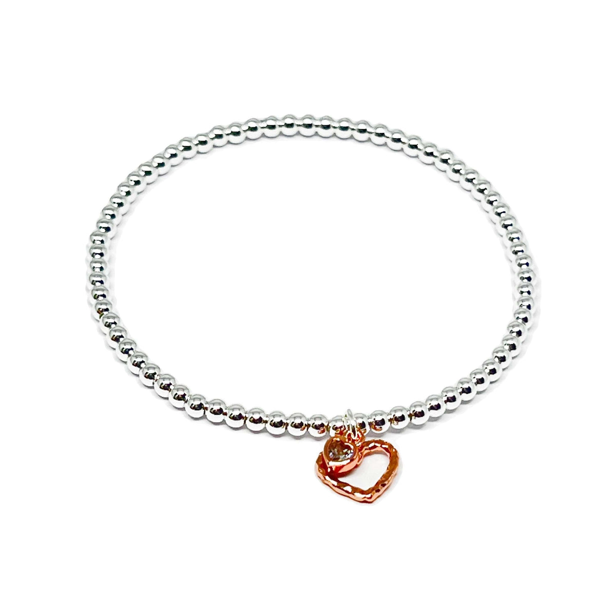 Clementine Yara Heart Bracelet - Rose Gold — Maple Gifts