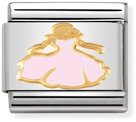 Nomination Classic Gold Symbols Princess Charm — Maple Gifts