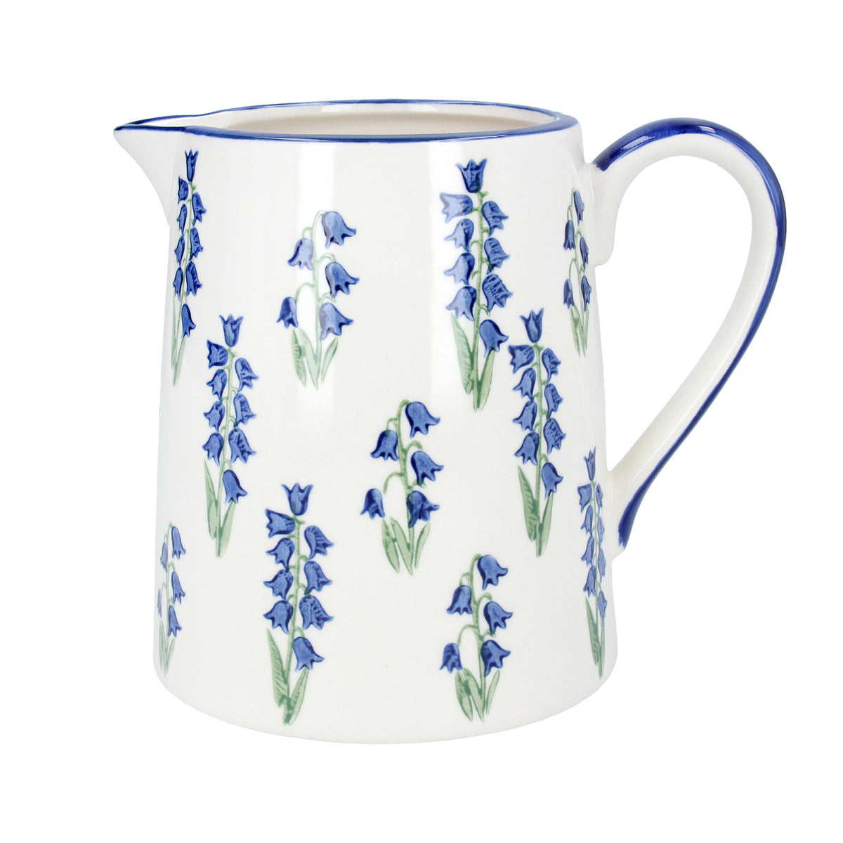 Gisela Graham Bluebells Stoneware Jug, Large — Maple Gifts