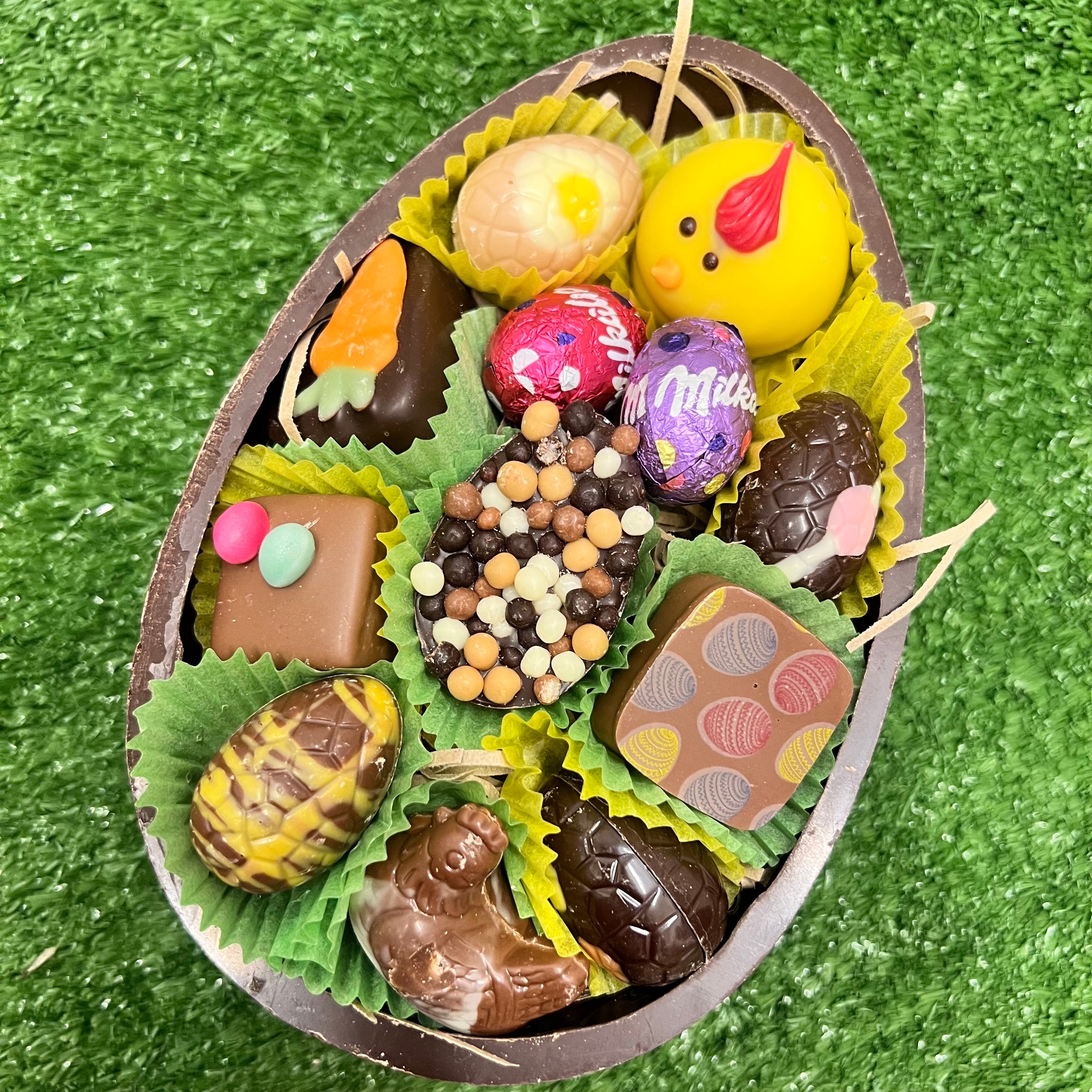 Dark Easter Half Egg Chocolate Selection - CHOOSE SIZE! — Maple Gifts