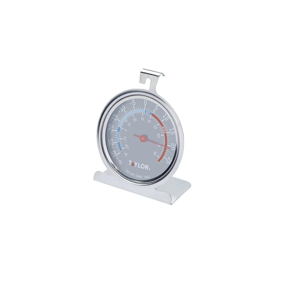 Taylor Pro Stainless Steel Freezer and Fridge Temperature Thermometer ...