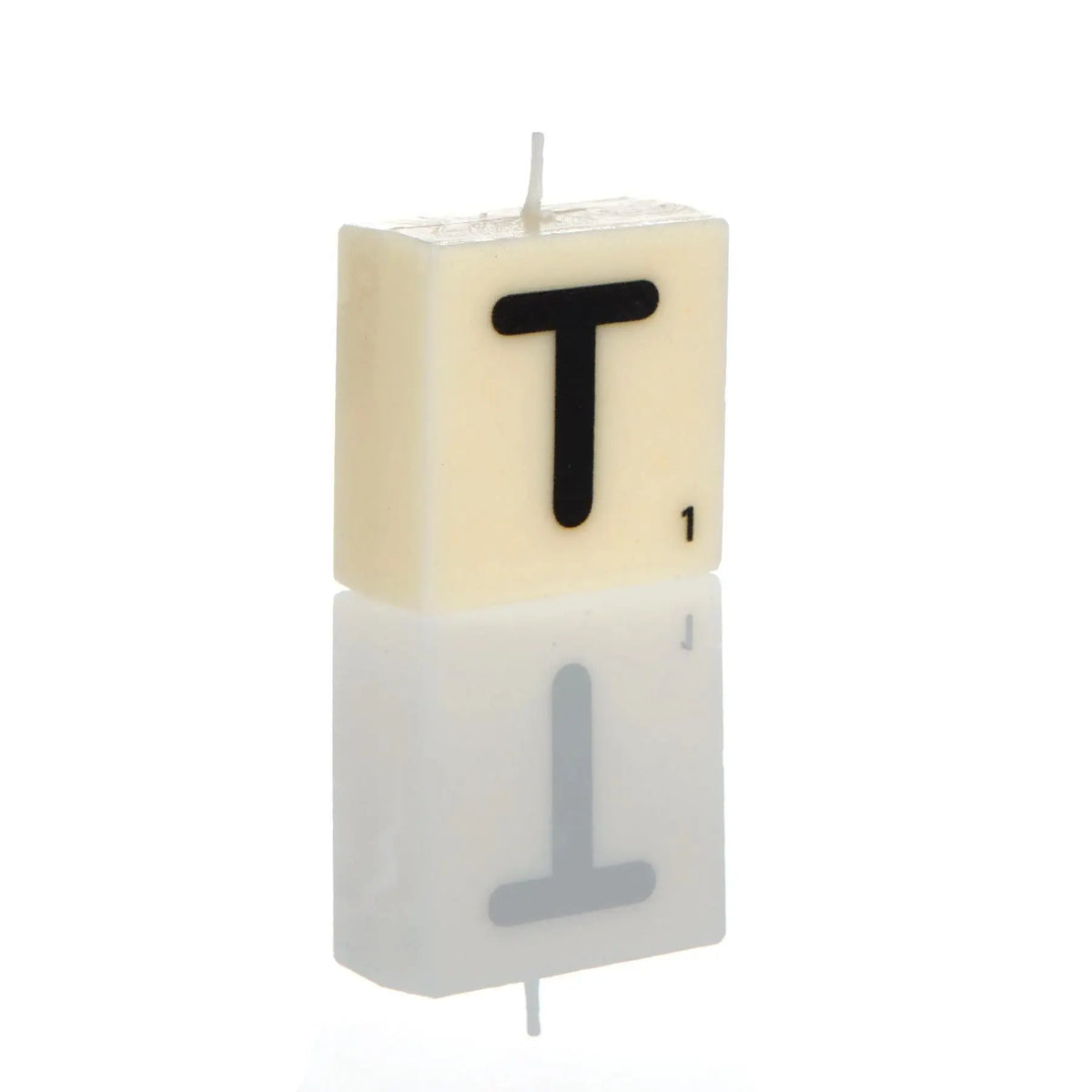 "T" Letter Candle — Maple Gifts