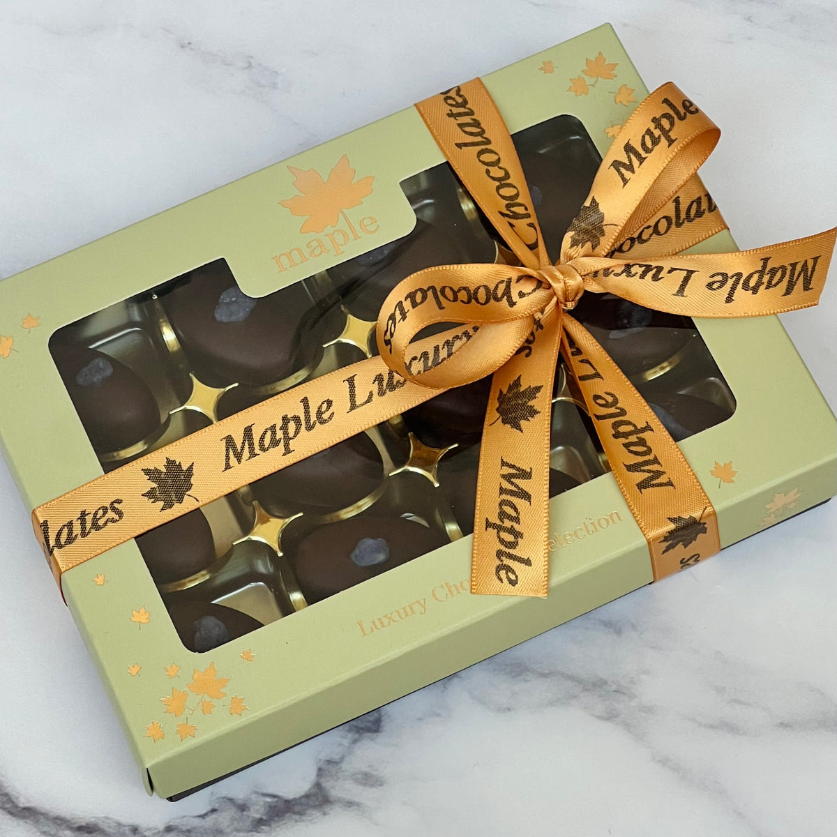 Maple Dark Chocolate Violet Creams Selection Box — Maple Gifts